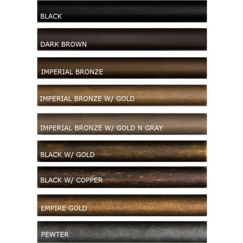 Charleston 1-1/2" Smooth Iron Rod, 6ft Length – Designers-Hardware & Supply