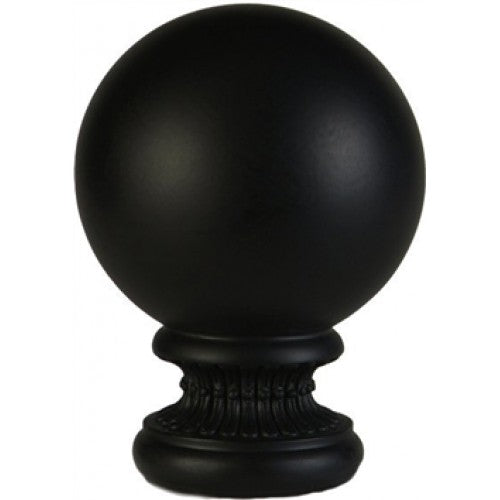 Valencia Jacobean Ball Finial for 1" Iron Rod – Designers-Hardware & Supply