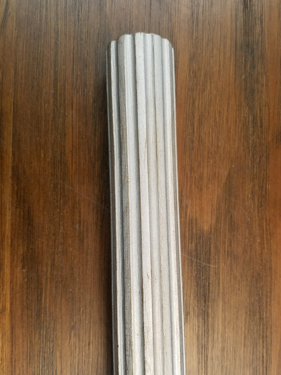 1-3/4" Fluted Wood Pole, 8' long. – Designers-Hardware & Supply